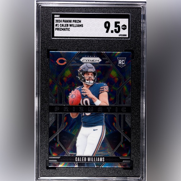Panini | Other | 224 Panini Prizm Caleb Williams Prizmatic Sgc 95 ...